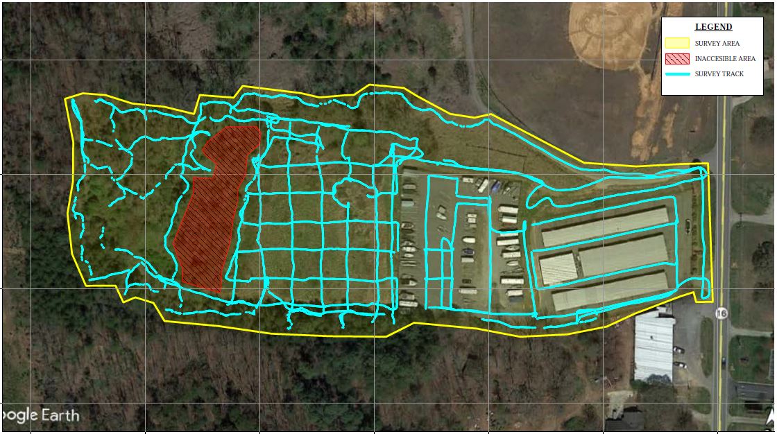 Survey Track - Pyramid Geophysical Services